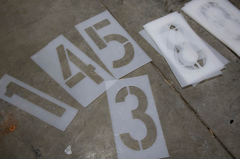 0-9 Number Stencil Set | 12in — Traffic Depot