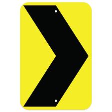 Chevron Sign 24 " x 30 ", High Intensity Prismatic (HIP) — Traffic Depot