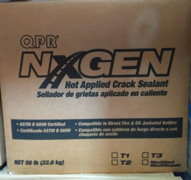 Nxgen Hot Applied Crack Sealant -| 50lb Box — Traffic Depot