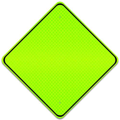 .080 Reflective Blanks DG3 – Borders 36 " x 36 " FYG — Traffic Depot