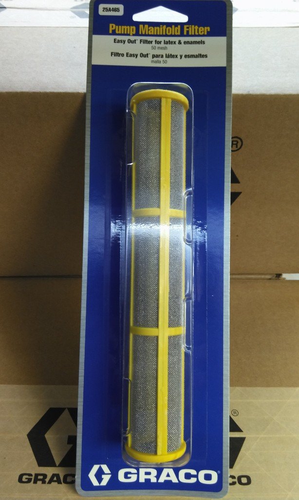 Graco 25A465 EZ OUTLET Filter, Long 50 MESH — Traffic Depot
